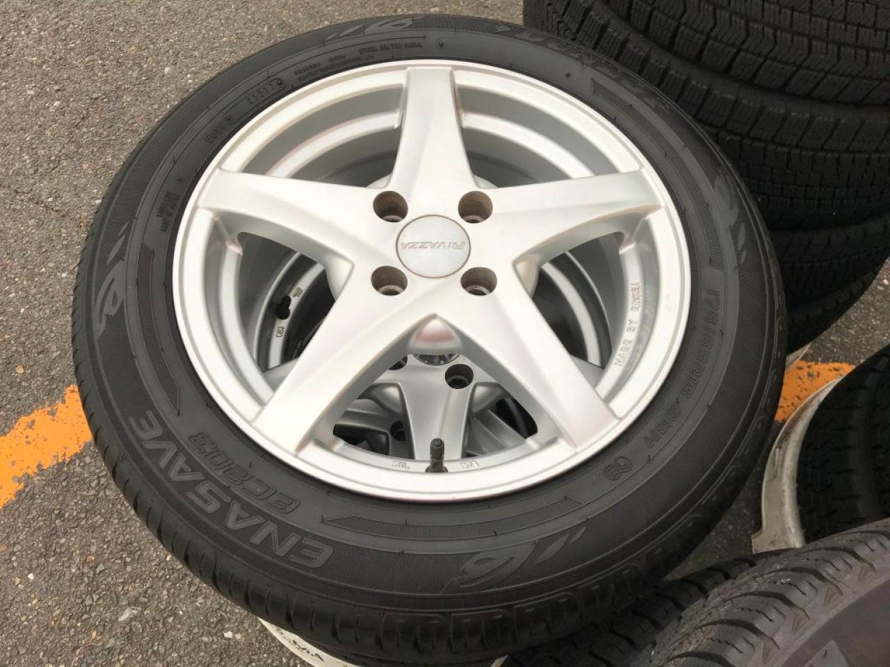 ENKEI RIVAZZA ・ DUNLOP ENASAVE 4/4 | カー用品 タイヤホイールセット 15インチタイヤホイールセットを通販 ...