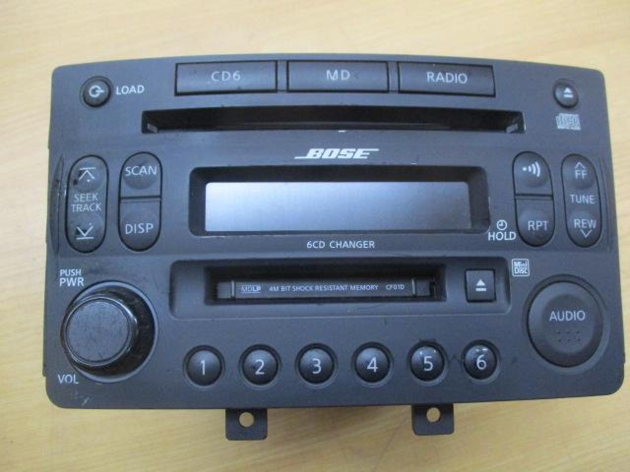 NISSAN Z33 フェアレディZ純正 BOSE PP-4105L カーステレオ CD/MD 6連奏チェンジャー | 中古品 | アップガレージ 郡山店 | カー用品 ヘッドユニット MD ...