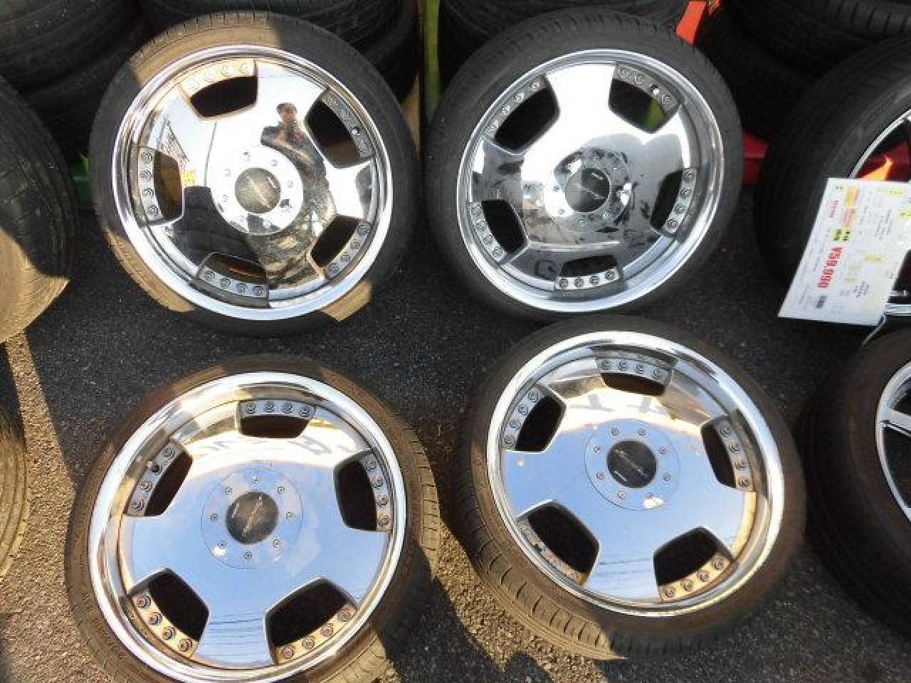 WORK(ワーク) EUROLINE(ユーロライン) DH クロームメッキ + LINLONG GREENMAX | カー用品 タイヤホイールセット 18インチタイヤホイールセットを通販で購入 ...