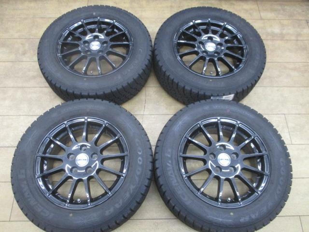 【ルノー/カングー!!】weds(ウェッズ) IRVINE F01 + GOODYEAR(グッドイヤー) ICENAVI6(2017年式) | カー用品 スタッドレスタイヤホイールセット 15 ...