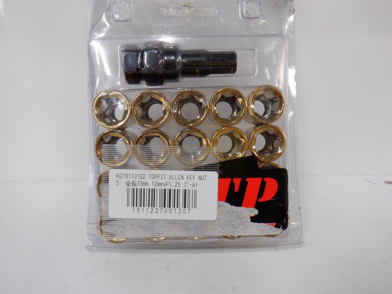 値下げしました!! TOPFIT ALLEN KEY NUTS | 中古品 | アップガレージ 奈良四条店 | カー用品 タイヤホイール関連 ...