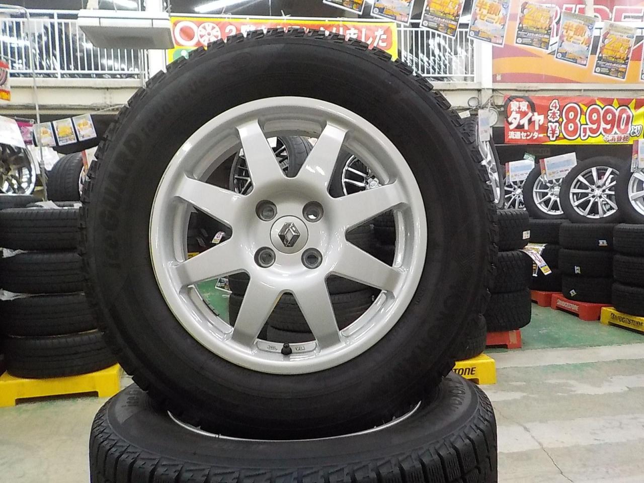 3F TARGA(タルガ) AGA(エージーエー) F-8 シルバー + YOKOHAMA(ヨコハマ) iceGuard iG50 PLUS ...