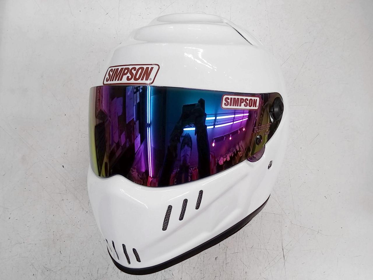 SIMPSON(シンプソン) RX12(ホワイト) 【Mサイズ】 | バイク用品 ヘルメット フルフェイス(二輪)を通販で購入する | 中古 ...