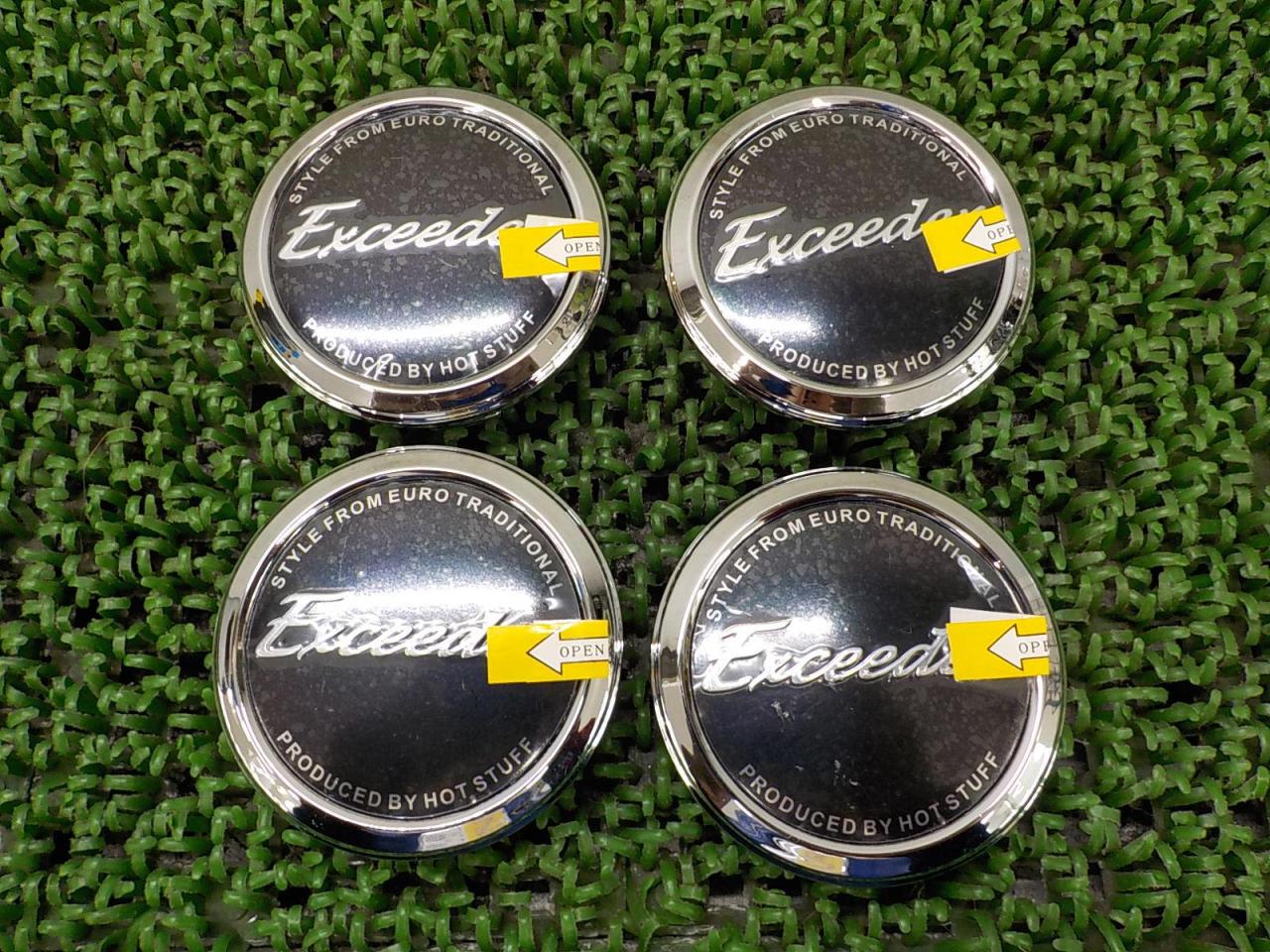 Exceeder ホイールキャップ 未使用品4枚セット | カー用品 タイヤホイール関連 ホイールキャップを通販で購入する | 中古カー＆バイク用品の販売ならアップガレージ