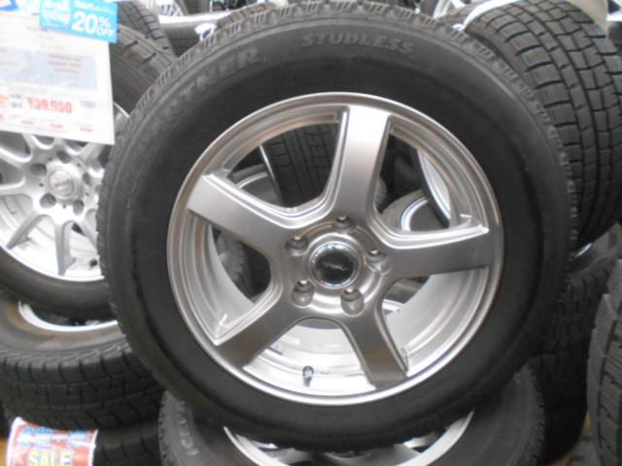 【ラック裏】 BRIDGESTONE TOPRUN R5 + BRIDGESTONE ICE PARTNER | カー用品 スタッドレスタイヤホイールセット 16インチスタッドレスタイヤ ...