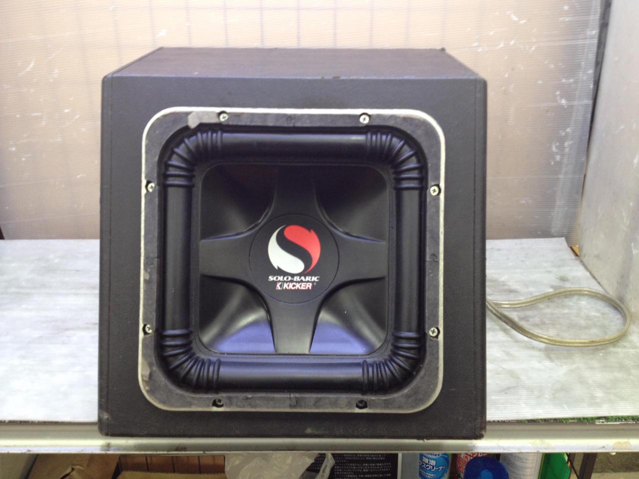 KICKER SOLO-BARIC S12L7 BOX付12インチウーファー | カー用品 スピーカー サブウーハースピーカーBOX付を通販で ...