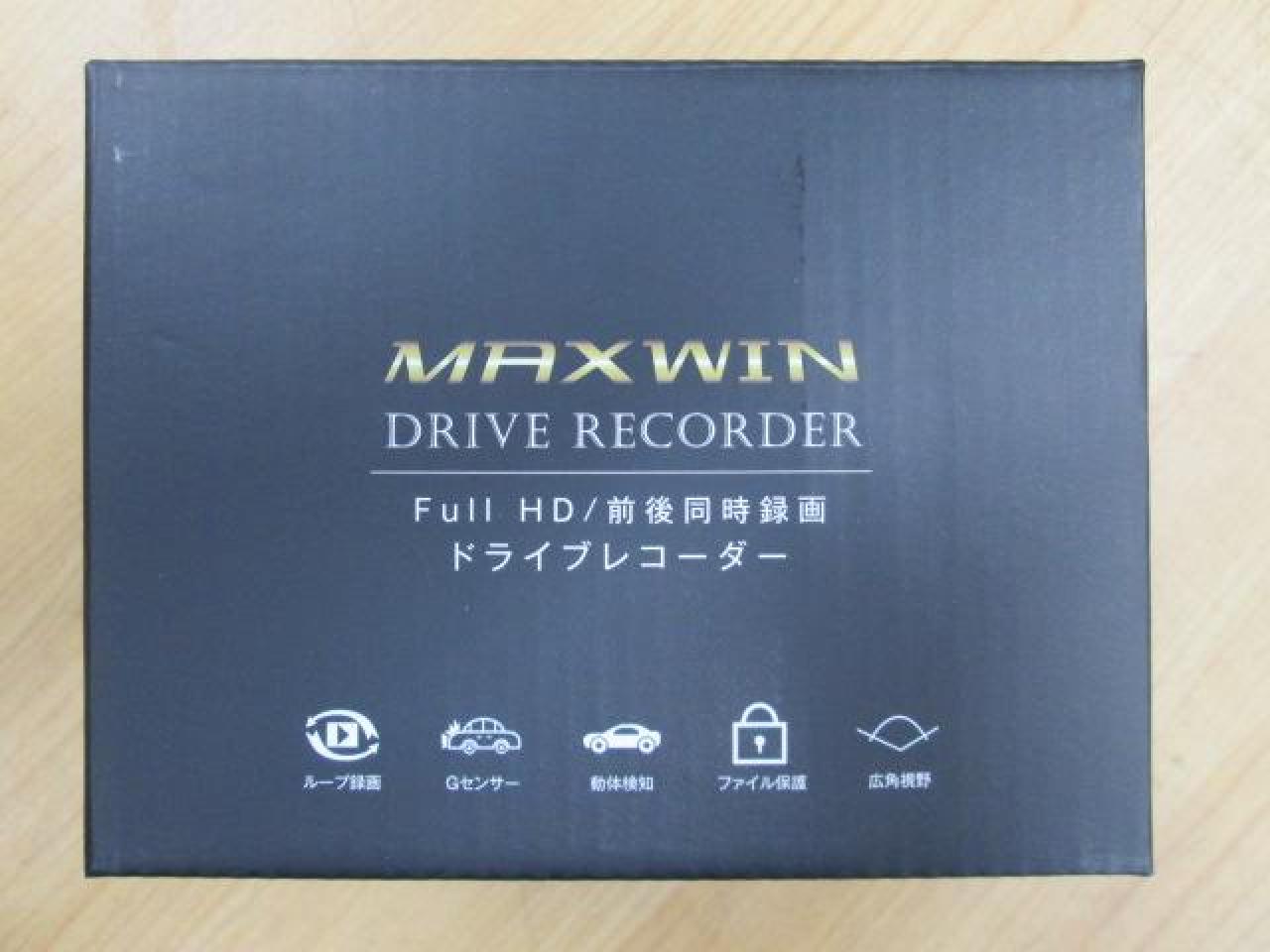 【新品】MAXWIN ドライブレコーダー 2カメラ 前後録画モデル | カー用品 カーAVアクセサリー ドライブレコーダーを通販で購入する ...