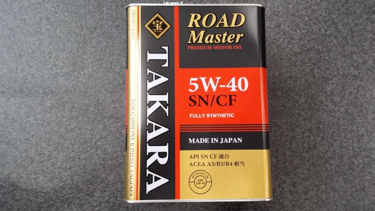 TAKARA(宝オイル株式会社) ROAD Master PREMIUM MOTOR OIL 5W-40 | 新古品 | アップガレージ 千葉 ...