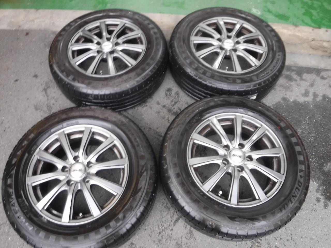 6BADX(バドックス) D.O.S.(ディーオーエス) SE-10R + DUNLOP(ダンロップ) RV504 | 中古品 | アップガレージ 奈良橿原店 | カー用品 タイヤホイール ...