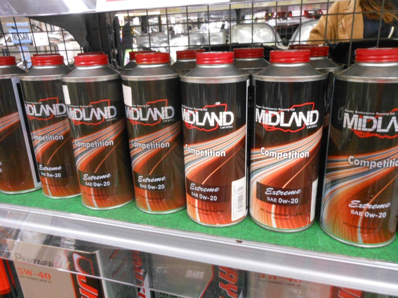 ☆プライスダウンお買い得商品☆MIDLAND OIL オイル Competition Extreme 0W-20 1L×14缶 完全合成油 ...