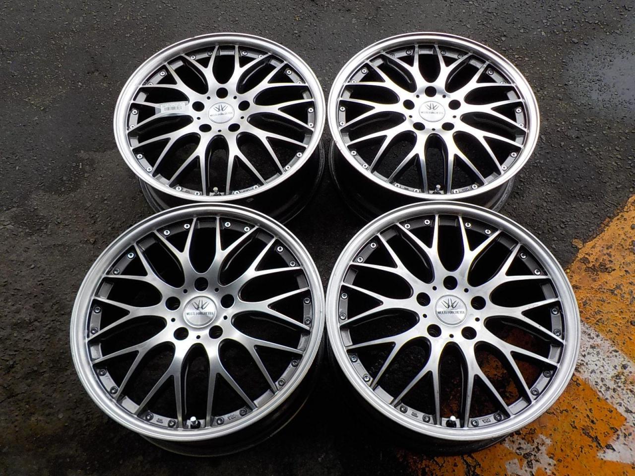 BADX(バドックス) 632 LOXARNY(ロクサーニ) LOXARNY MULTI FORCHETTA (5HOLE) ブラックメタリック/リムポリッシュ | カー用品 アルミホイール ...