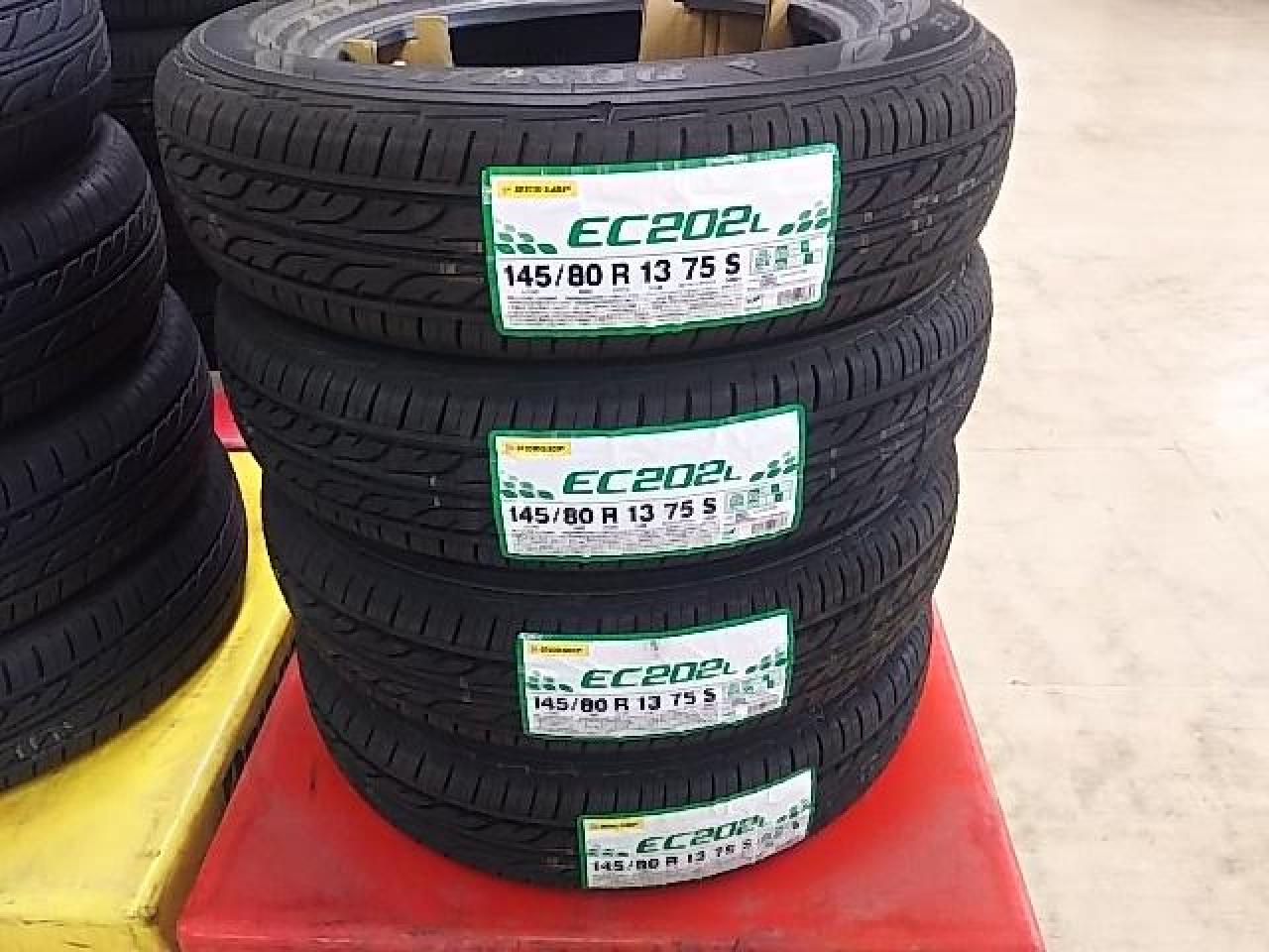 DUNLOP EC202L 145/80R13 2019年モデル 未使用 4本セット | カー用品 タイヤ 13インチタイヤを通販で購入する | 中古カー＆バイク用品の販売ならアップガレージ
