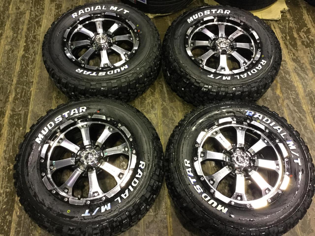 ★大人も泥遊びしよう!★ TRISTAR INTERNATIONAL MKW MK-46 + NANKANG(ナンカン) MUD STAR M/T 新品タイヤ | カー用品 タイヤホイール ...