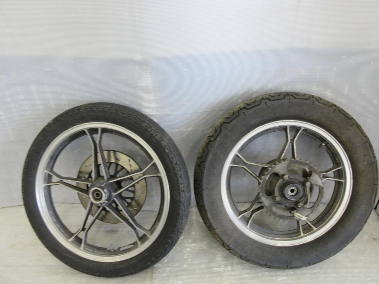 GN250 純正ホイール前後セット | バイク用品 ホイール・タイヤ ホイール(二輪)を通販で購入する | 中古カー＆バイク用品の販売なら ...