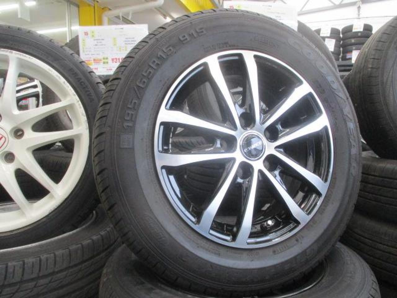 AUTOBAKS evanceスポークホイール + GOODYEAR(グッドイヤー) GT-HYBRIDⅡ | カー用品 タイヤホイールセット ...