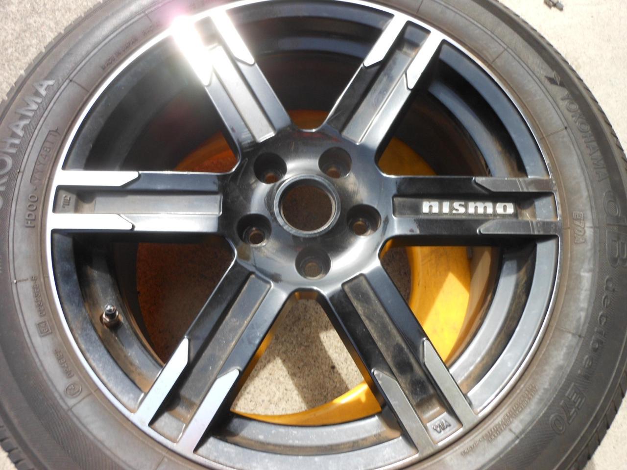 NISMO(ニスモ) LMX6 E52エルグランド オプションアルミホイール + YOKOHAMA(ヨコハマ) dB decihel E70 | 中古品 | アップガレージ 名古屋中川店 ...