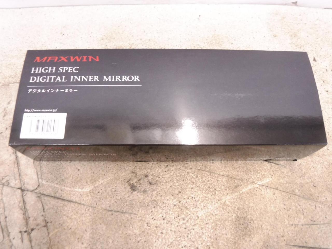 MAXWIN デジタルインナーミラー MDR-C006 | 新古品 | アップガレージ 大阪門真店 | カー用品 カーAVアクセサリー ...