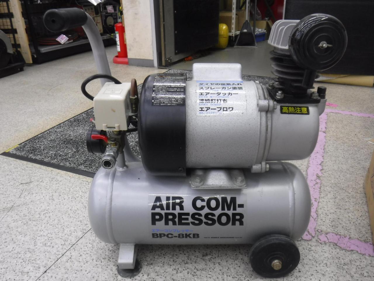 【WG】SHINKO BPC-8KB | 中古品 | アップガレージ 尼崎インター店 | 総合リユース エアーツール コンプレッサーを通販で購入する | 中古カー＆バイク用品の販売ならアップガレージ