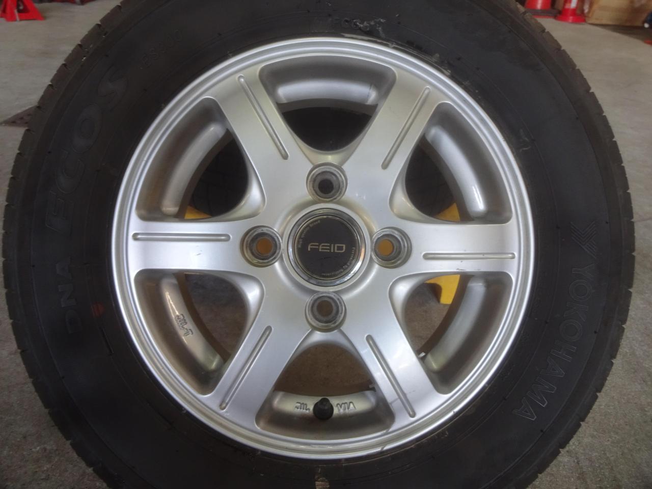 BRIDGESTONE FEID G6 + YOKOHAMA ECOS ES300 | カー用品 タイヤホイールセット 12インチタイヤ ...