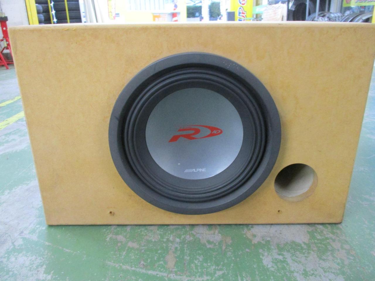 ALPINE SWR-1042D TYPE R 10インチサブウーハー 自作BOX付き | カー用品 スピーカー サブウーハースピーカーBOX ...