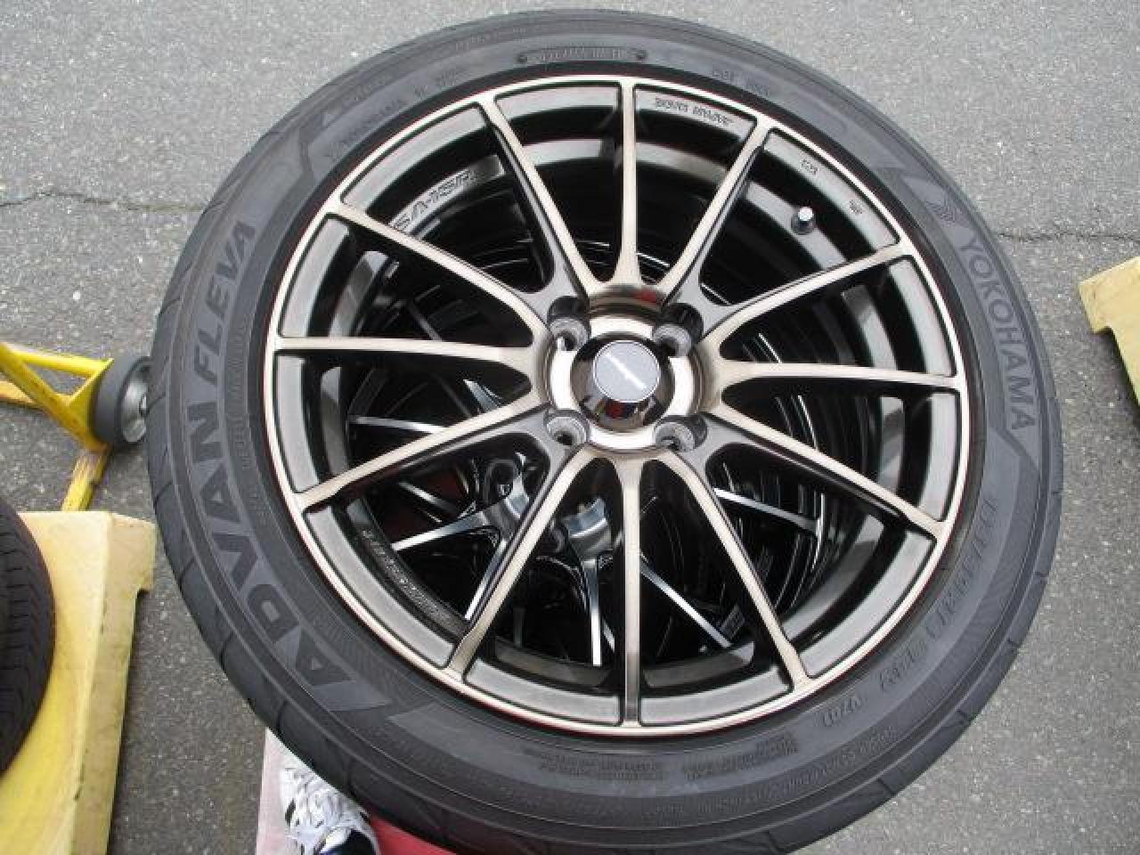 weds(ウェッズ) WedsSport(スポーツ) SPORT SA-10R (4HOLE)2本 +SA-15R 2本 YOKOHAMA(ヨコハマ) ADVAN FLEVA | カー用品 ...