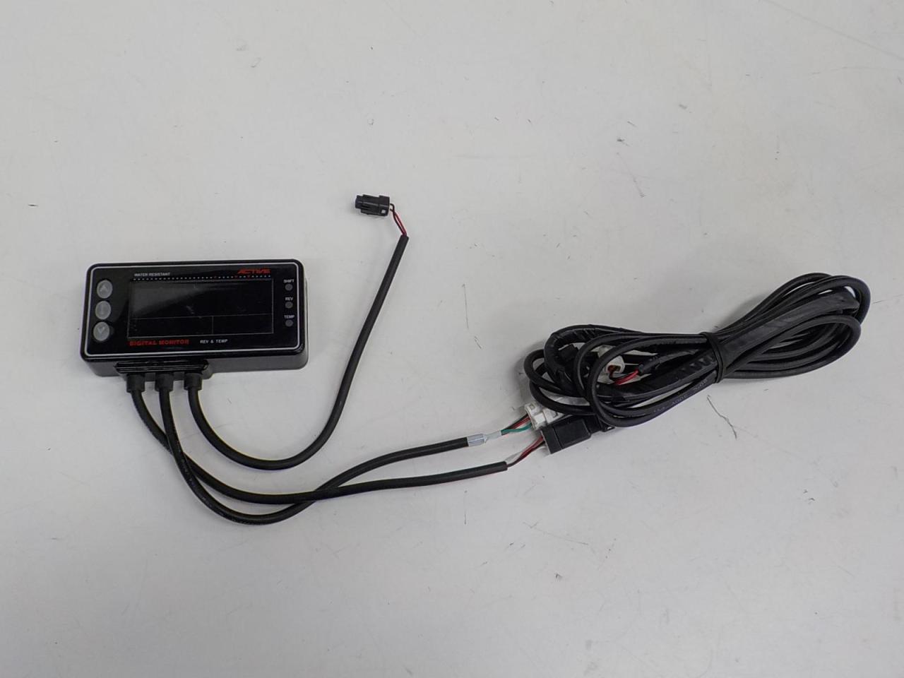ACTIVE(アクティブ) デジタルモニター REV & TEMP | バイク用品 メーター その他メーター(二輪)を通販で購入する | 中古カー＆バイク用品の販売ならアップガレージ