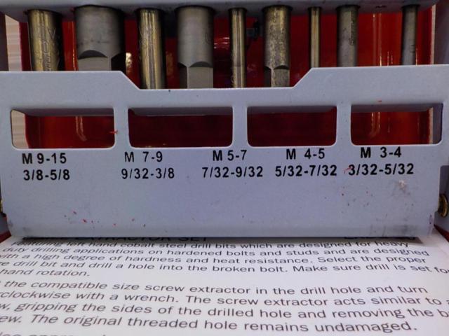 Snap-on(スナップオン) EXD10 正回転用エキストラクターセット | カー用品 メンテナンス 工具の通販 | アップガレージ 中古 ...