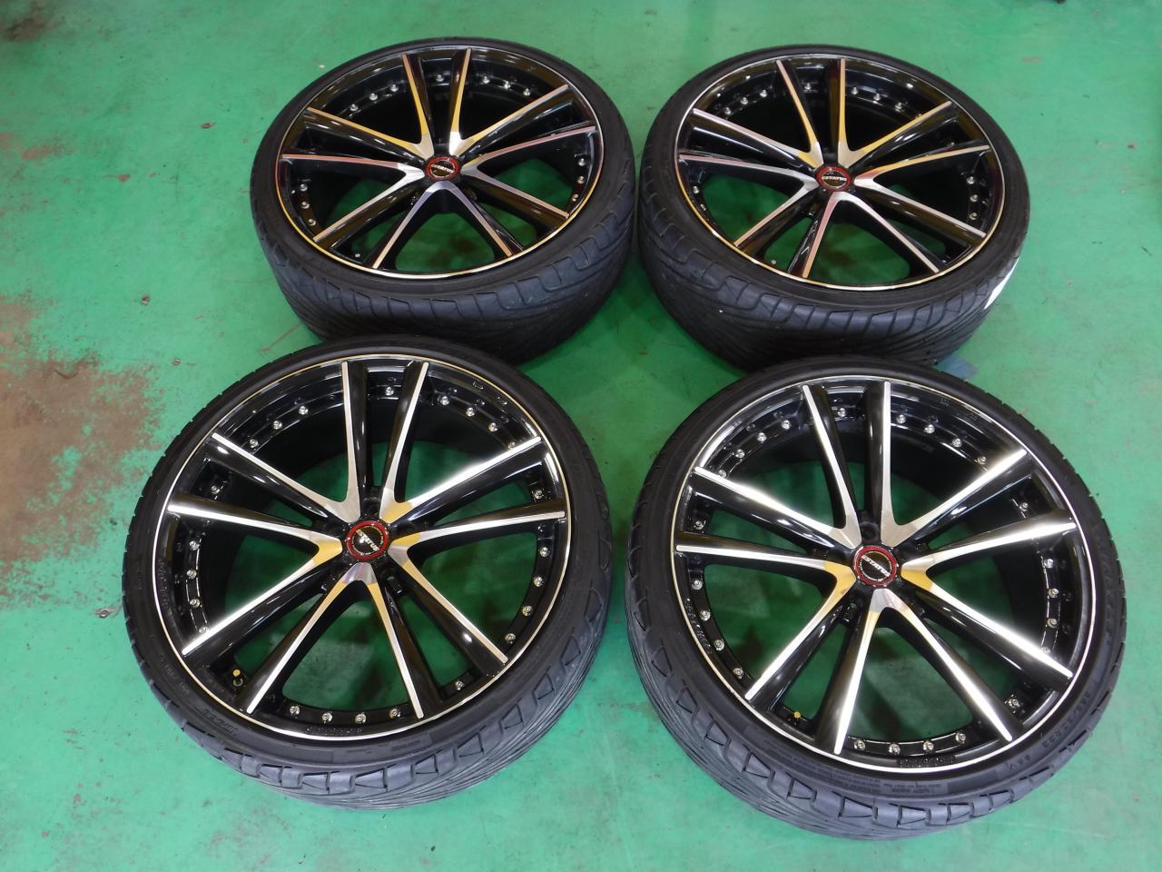 G-CORPORATION ESTATUS Style-652 + TRIANGLE TR968 | カー用品 タイヤホイールセット 22 ...