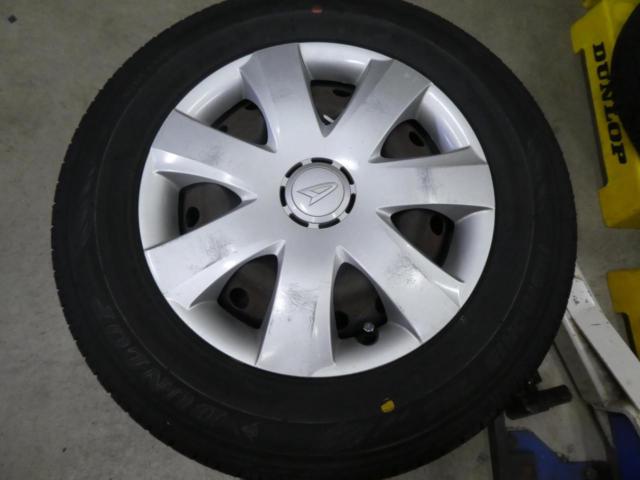 ダイハツ コンテ純正スチール + DUNLOP ENASAVE EC202 (T04100) | 中古品 | アップガレージ 新津店 | カー ...