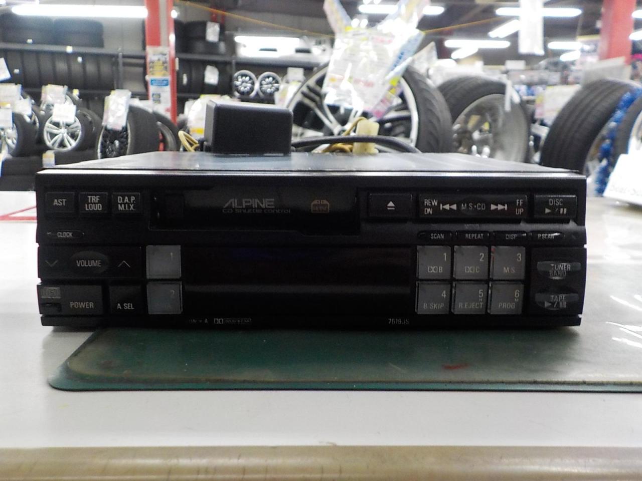ワケアリ ALPINE 7519JS カセットチューナー | カー用品 ヘッドユニット カセットチューナーを通販で購入する | 中古カー＆バイク用品の販売ならアップガレージ