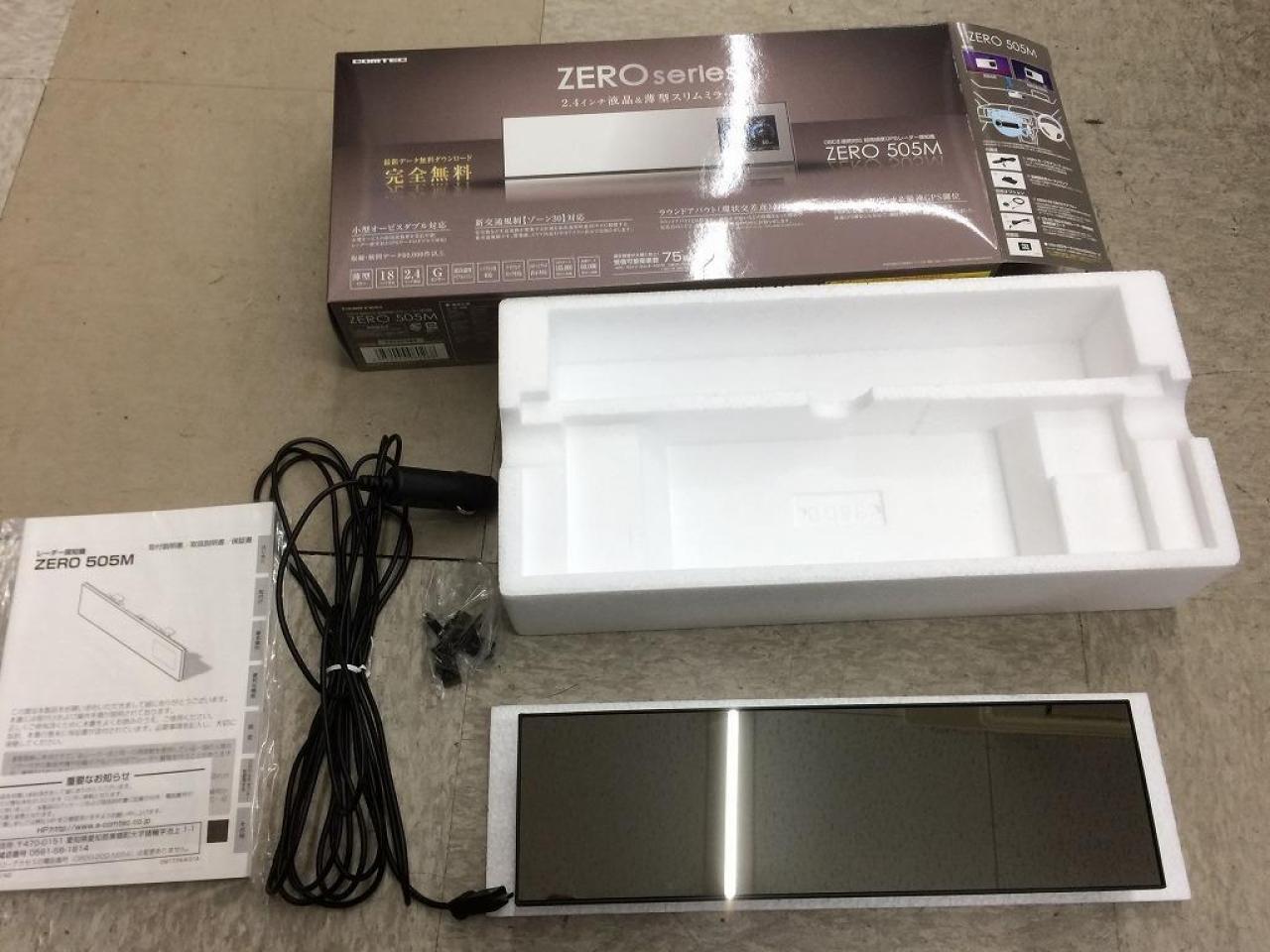 COMTEC ミラーレーダー ZERO 505M | 中古品 | アップガレージ 石川小松店 | カー用品 電装系 レーダー探知機を通販で購入する | 中古カー＆バイク用品の販売ならアップガレージ