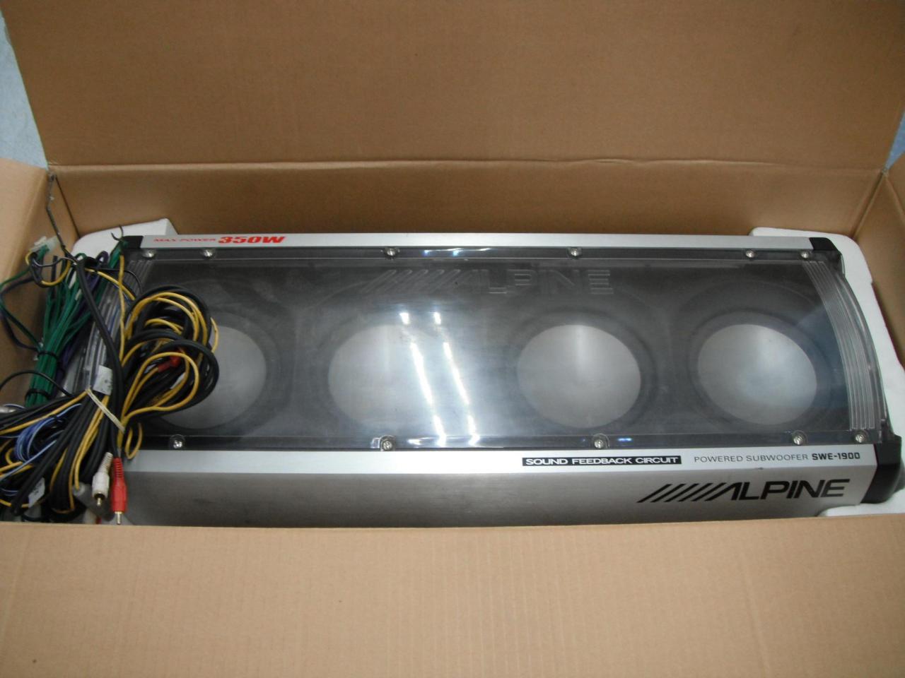 ALPINE SWE-1900 チューンナップウーファー | カー用品 スピーカー チューナップウーハースピーカーを通販で購入する | 中古 ...