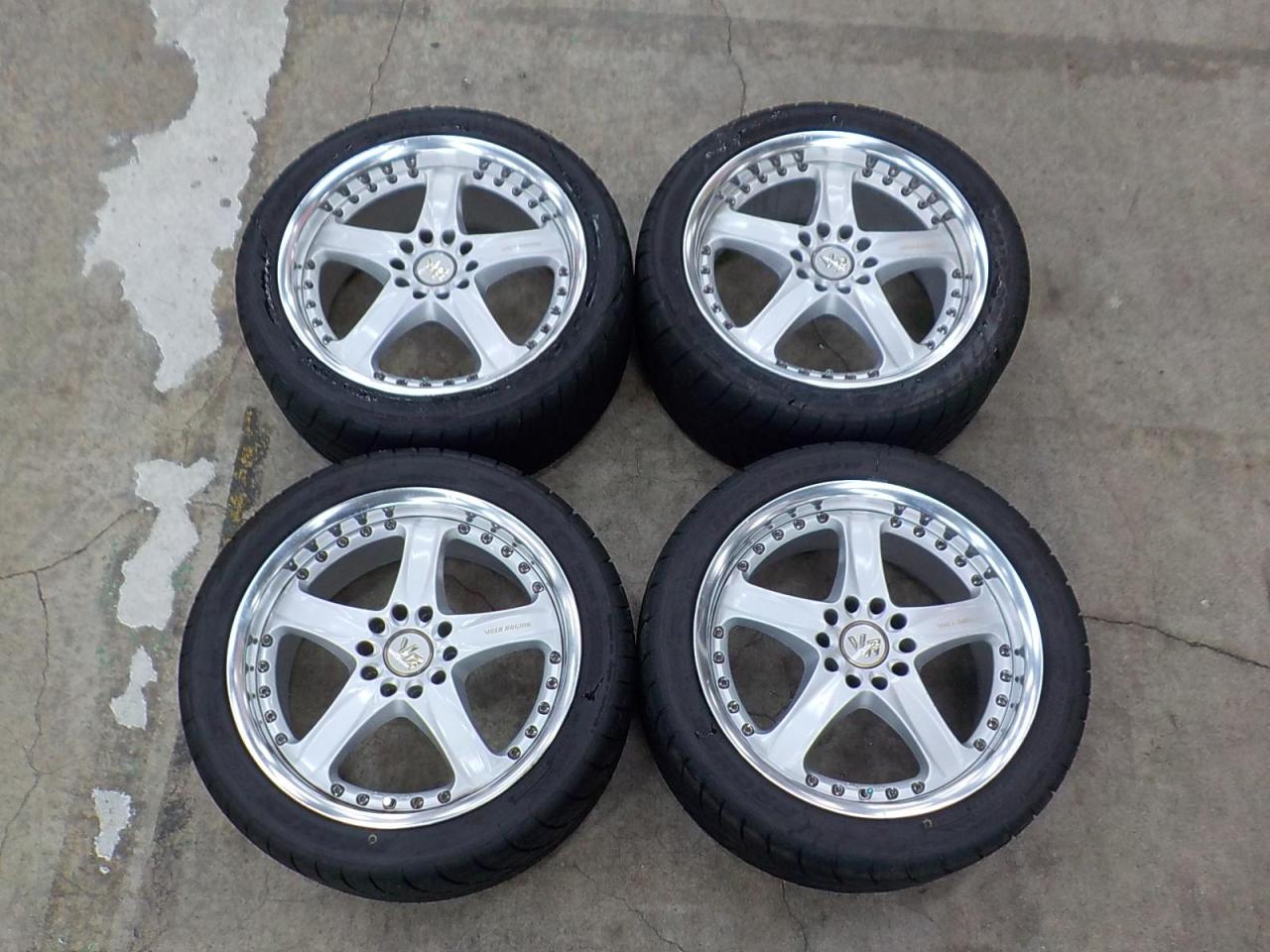 RAYS(レイズ) VR.(ブイアールドット) AV3 + TOYO(トーヨー) PROXES R1-R【1本サイド切れ一周有※要交換 ...