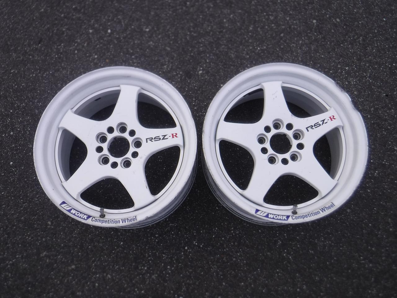 値下げしました!【2本セット】 WORK(ワーク) RSZ-R | カー用品 アルミホイール 15インチホイールを通販で購入する | 中古カー ...
