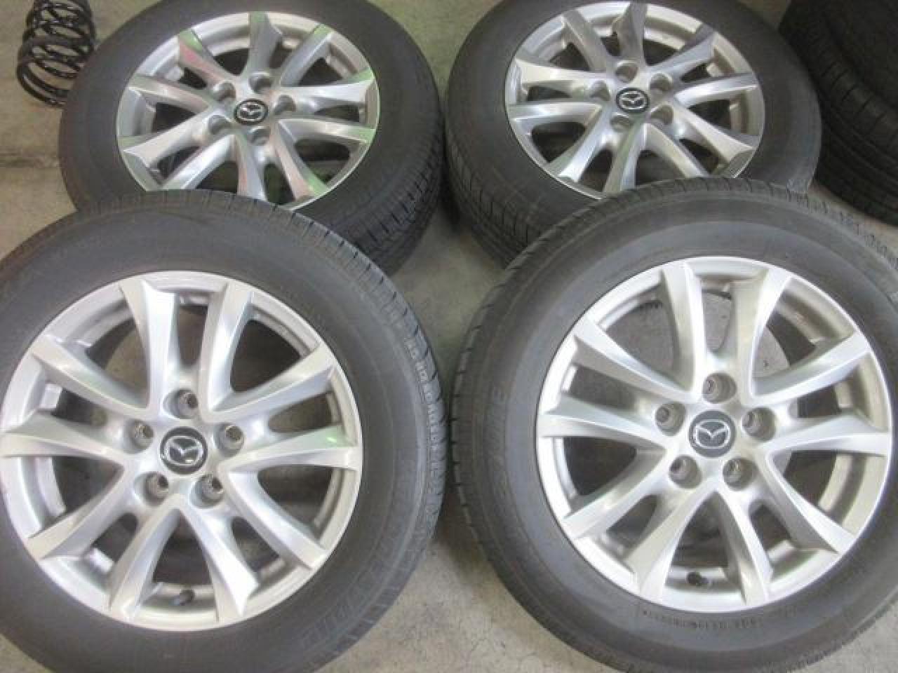 RX2007-480S マツダ純正(MAZDA) BM系 アクセラスポーツ純正ホイール + BRIDGESTONE TURANZA ER33 ...