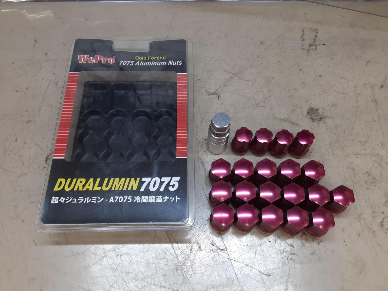 WePro 7075 アルミナット | 中古品 | アップガレージ 津店 | カー用品 タイヤホイール関連 取付ナットを通販で購入する | 中古カー＆バイク用品の販売ならアップガレージ