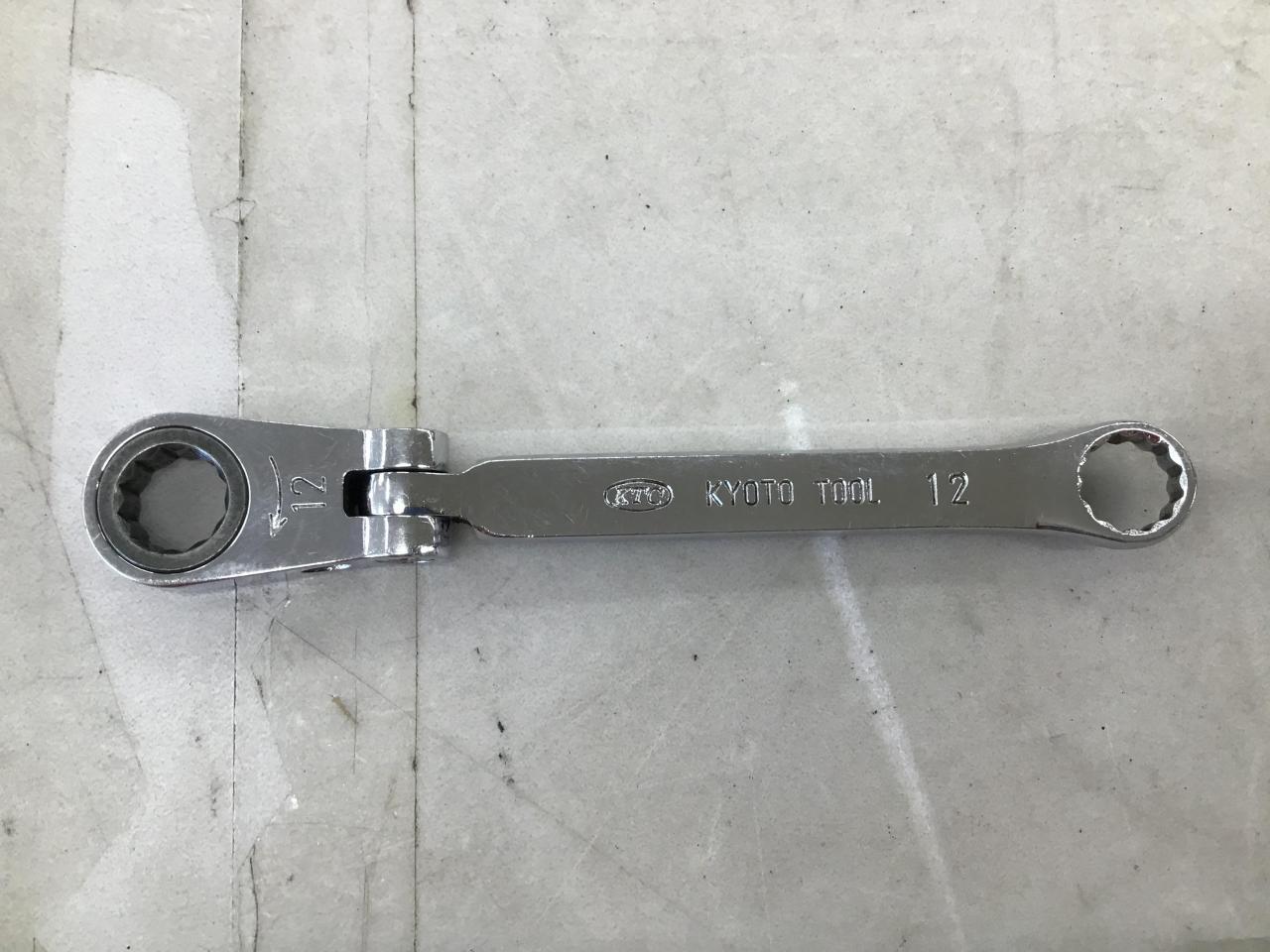 KTC(ケーティーシー) [MRF-12] 首振りラチェットメガネレンチ(片側タイプ) (12mm) 1本 | 総合リユース 大工道具 ラチェットを通販で購入する | 中古カー＆バイク用品の ...