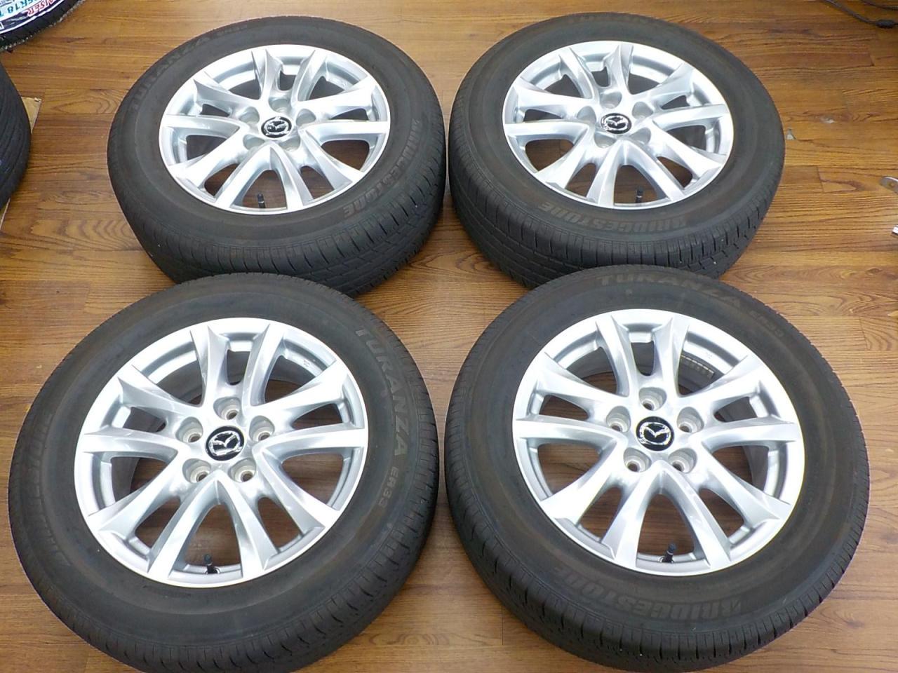 MAZDA アクセラ純正ホイール + BRIDGESTONE TURANZA ER33 | カー用品 タイヤホイールセット 16インチタイヤ ...