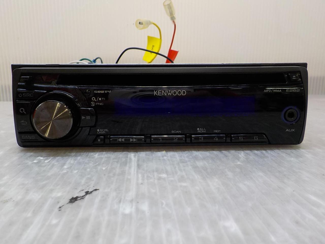 KENWOOD E262♪2010年モデル/CD-R/CD-RW/MP3/WMA再生/EQ機能搭載/フロントAUX搭載モデル♪ | 中古品 | アップガレージ 会津インター店 | カー用品 ...