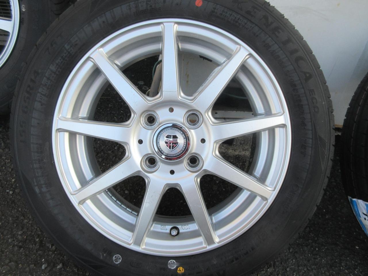 weds(ウェッズ) VOLGA 9本スポーク + KENDA(ケンダ) KR203 155/65R14 75T | カー用品 タイヤホイール ...