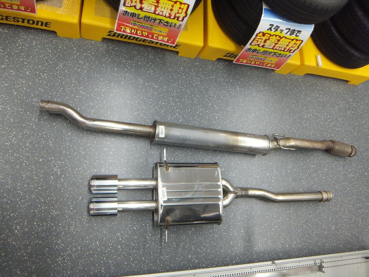 BMW MINI R56 JCW ジョンクーパーワークス 純正 2本出しマフラー | 中古品 | アップガレージ 愛知西尾店 | カー用品 ...