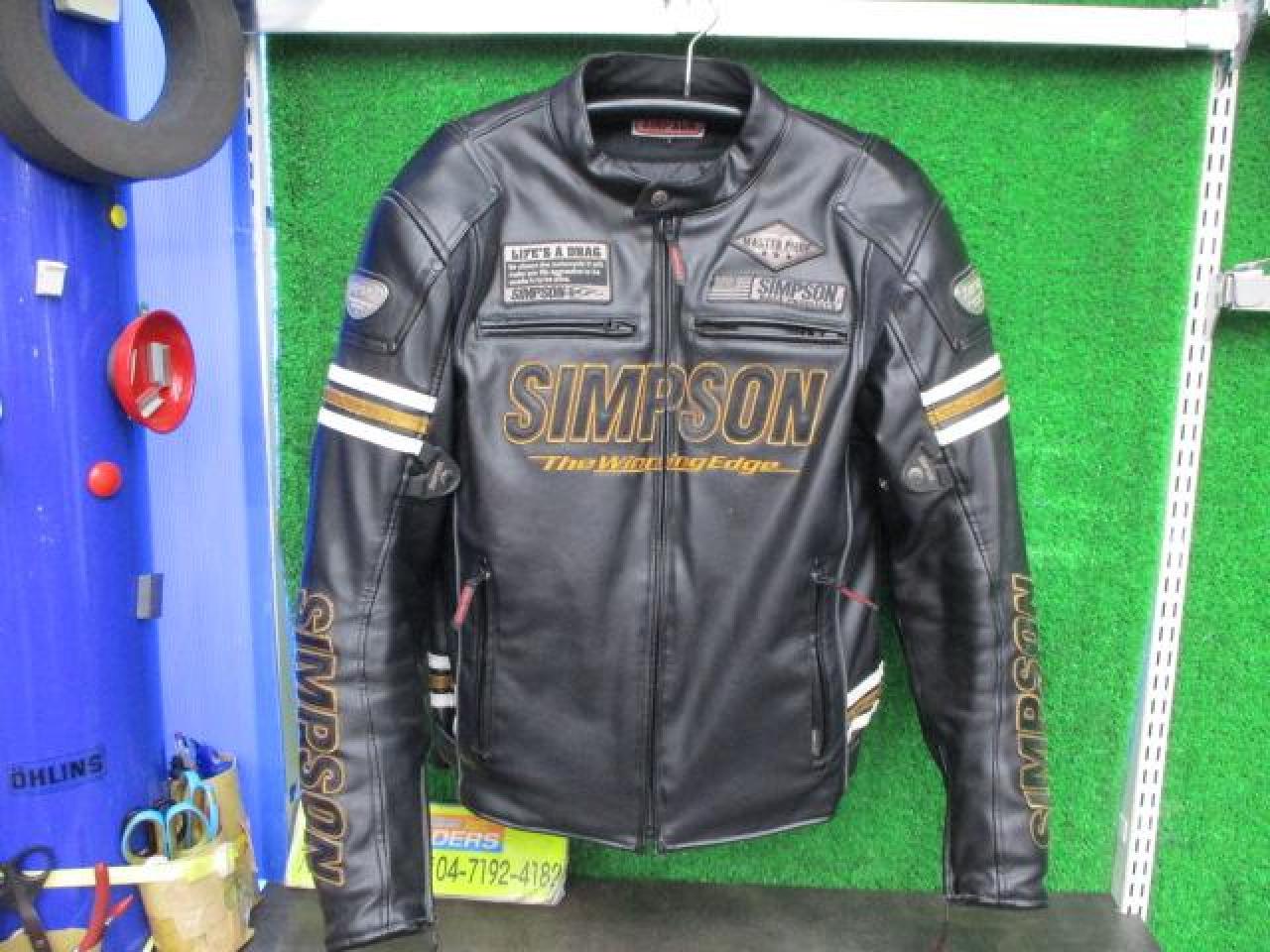 SIMPSON(シンプソン) フェイクレザージャケット サイズL | バイク用品 ウエア ジャケット(二輪)を通販で購入する | 中古カー ...