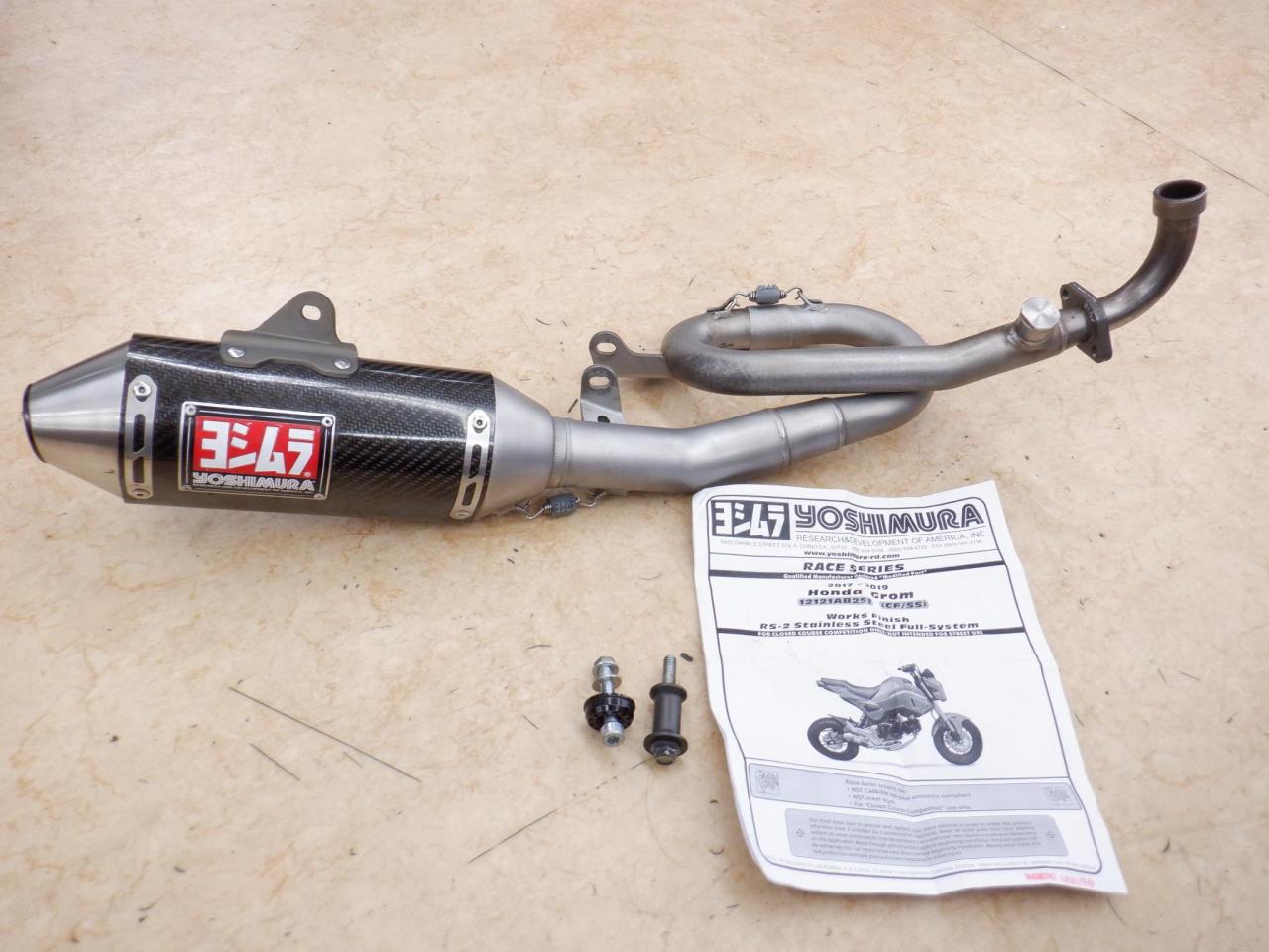 US YOSHIMURA(USヨシムラ) RACE MINI WORKS FINISH RS-2 ステンレスフルシステム 12121AB251 ...