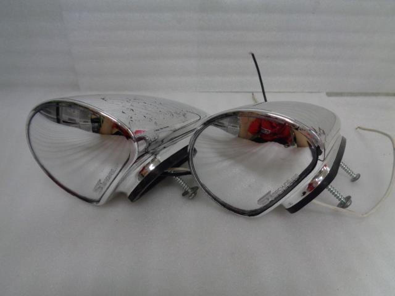 ST MACHINE Pig Spotter Mirror COL:メッキ (T09058) | バイク用品 ハンドル・ハンドル廻り その他 ...