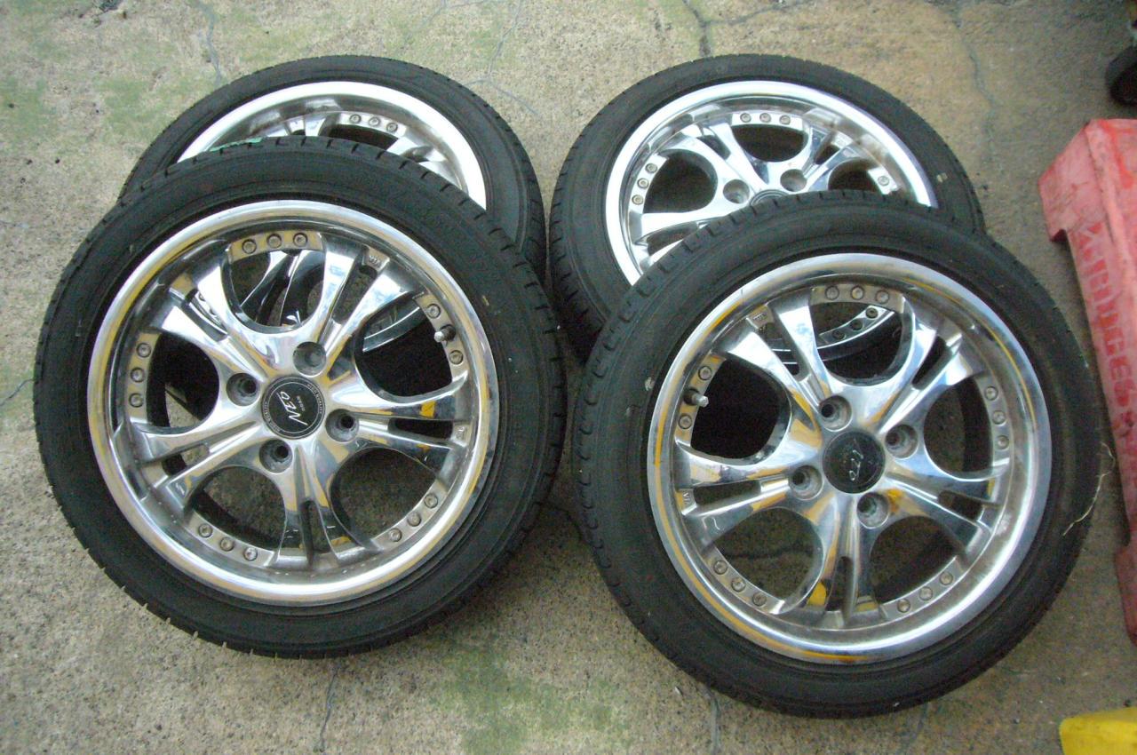 GT209-004 NEO ROADツイン5本スポークホイール + YOKOHAMA(ヨコハマ) ECOS ES31 | 中古品 | アップ ...
