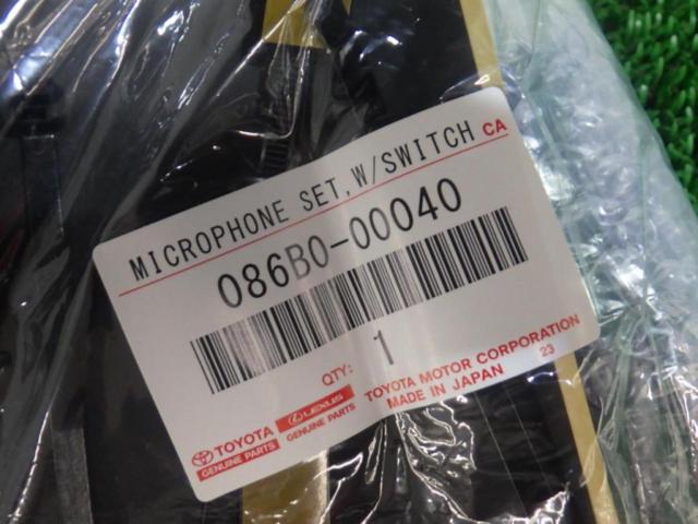 トヨタ純正(TOYOTA)音声認識マイク&スイッチ【086B0-00040】 | 新古品 | アップガレージ 沼津店 | カー用品 カーAVアクセサリー オーディオカプラー・ケーブル類を通販で ...