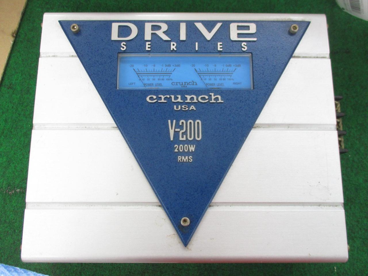 crunch DRIVE SERIES V-200 | 中古品 | アップガレージ 一宮インター店 | カー用品 アンプを通販で購入する ...