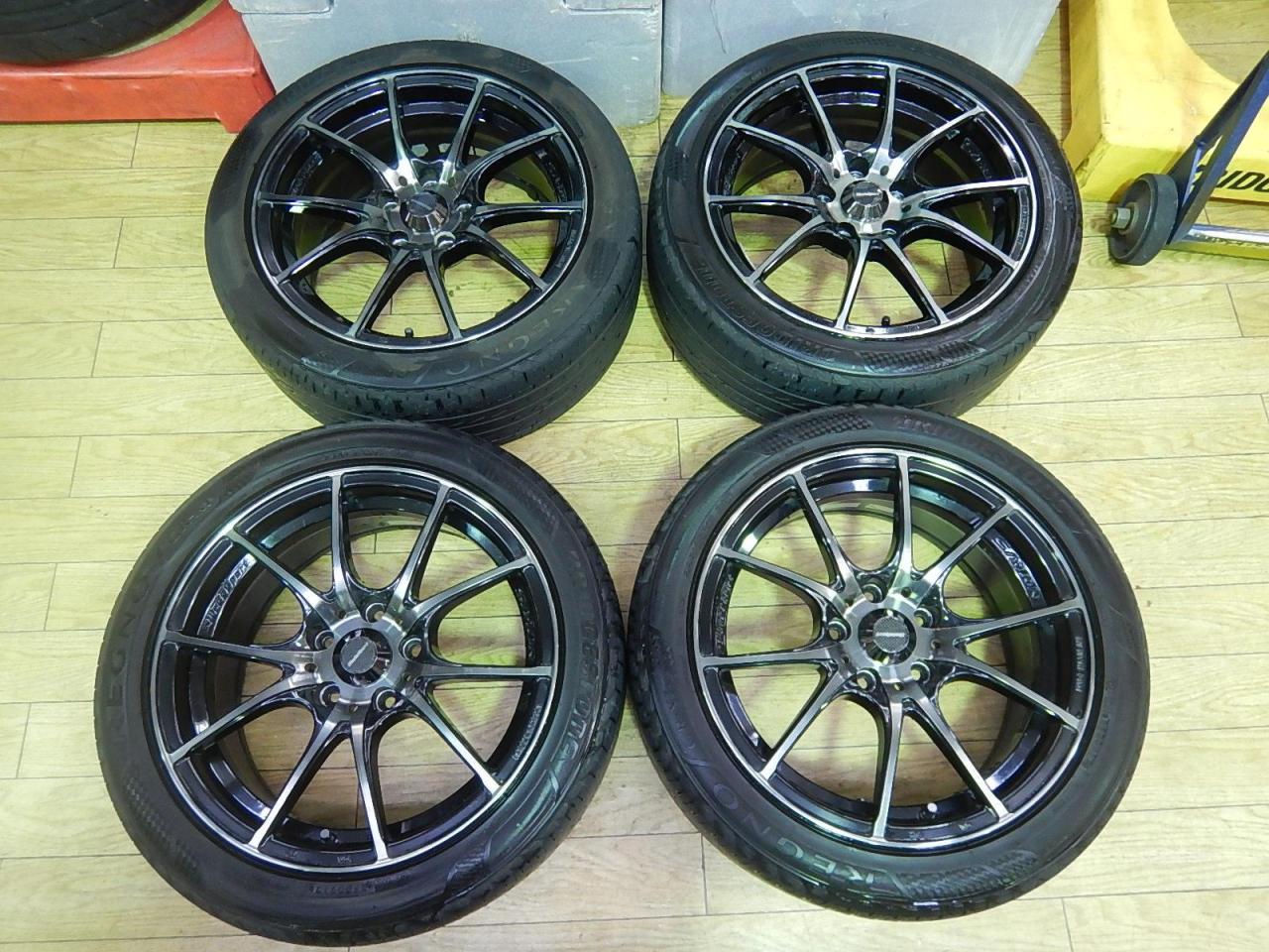 weds(ウェッズ) WedsSport(スポーツ) SPORT SA-10R (5HOLE) ブラックXスモークポリッシュ + BRIDGESTONE(ブリヂストン) REGNO GR-XI ...