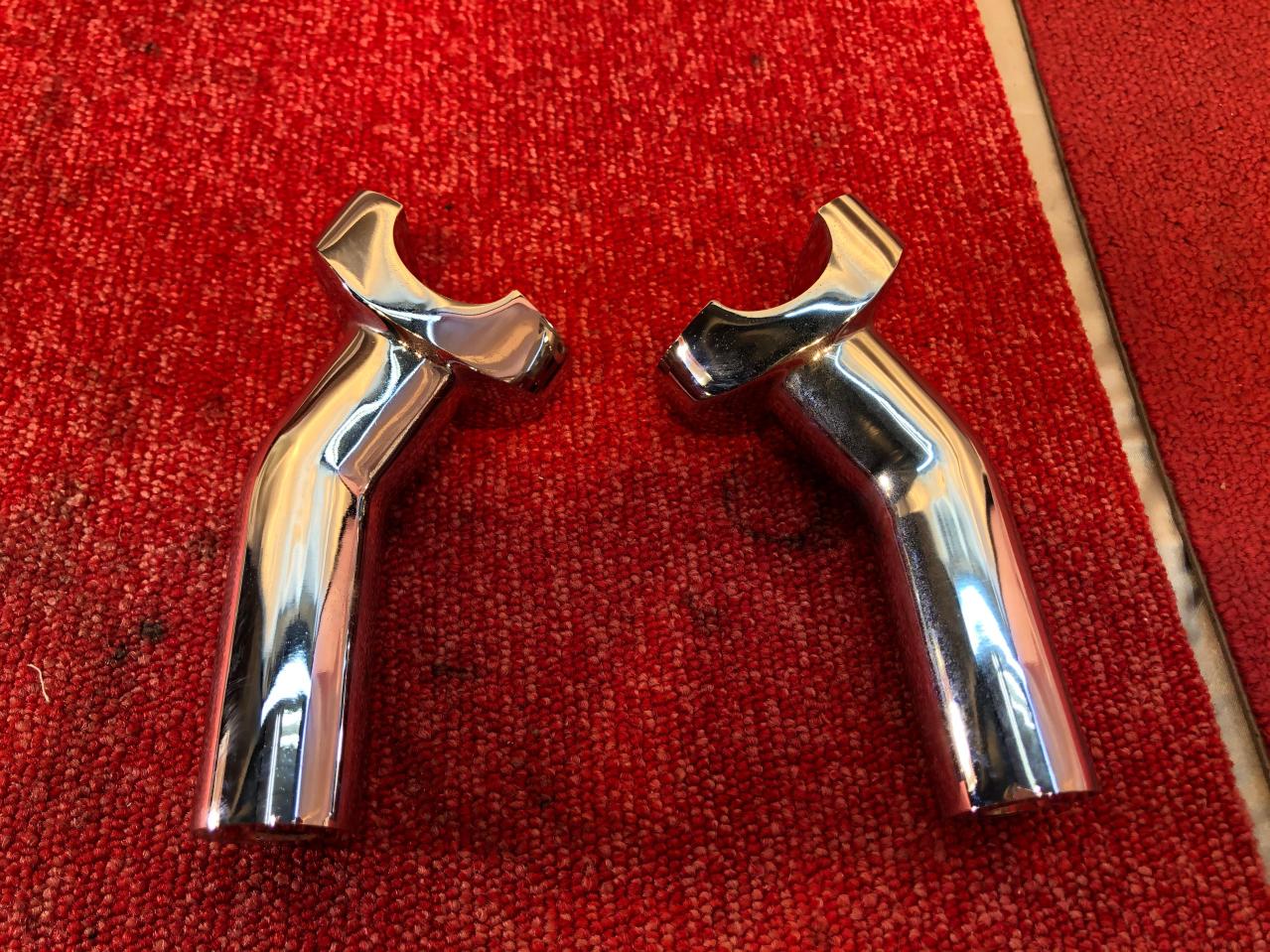 ハーレーFXDL(’05)外し ネオファクトリー 5-1/2インチ プルバック ライザー(1インチハンドル用) | 中古品 | アップガレージ ...