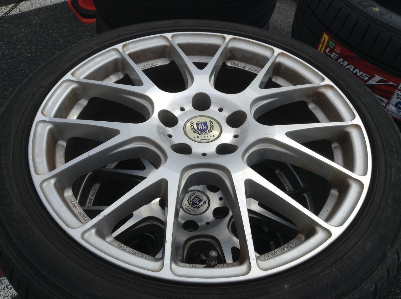 WORK(ワーク) ARKLINE(アークライン) AL04 (5HOLE) | 中古品 | アップガレージ 三郷インター店 | カー用品 ...